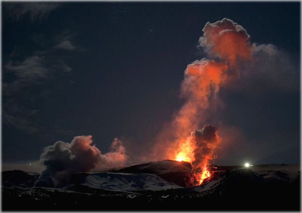 The Eyjafjallajokull volcano in southern Iceland has erupted twice in ...