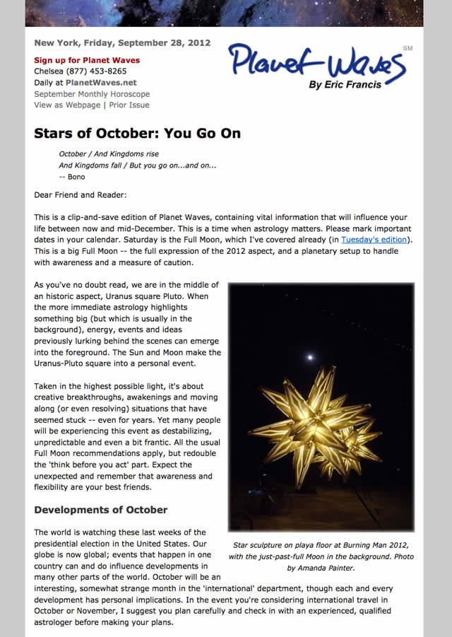 October Monthly Horoscope on its Way to Subscribers – Astrology and ...