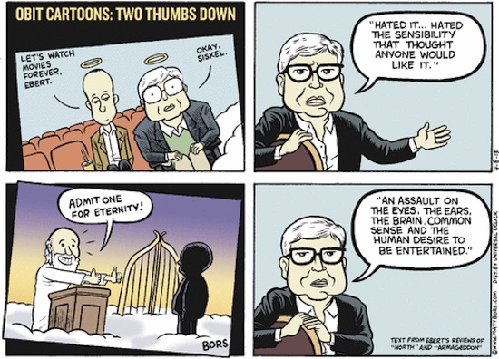 Obit Cartoons: Two Thumbs Down – Astrology and Horoscopes by Eric Francis